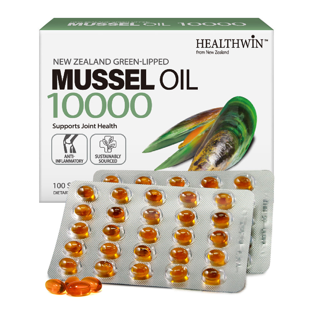 Green Lipped Mussel Oil 10000mg 100c – Healthwin