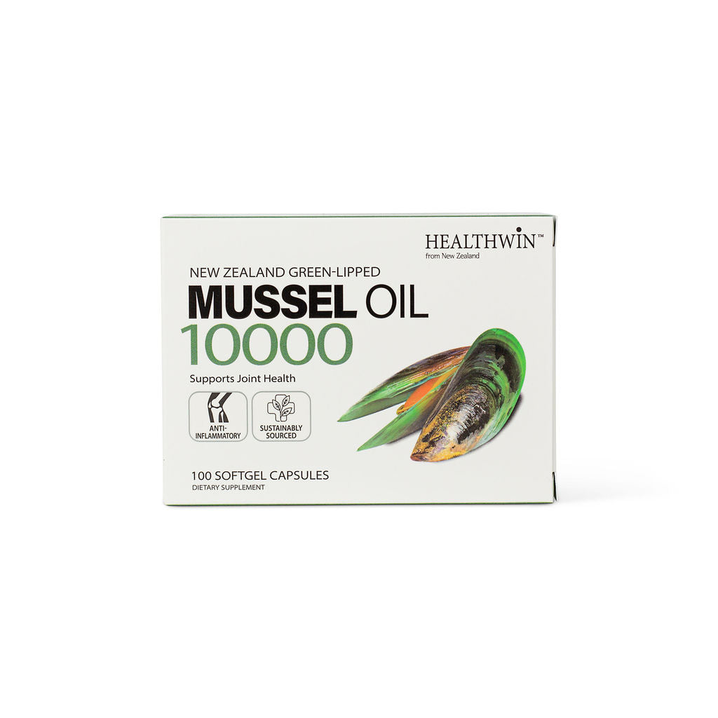 Green Lipped Mussel Oil 10000mg 100c – Healthwin